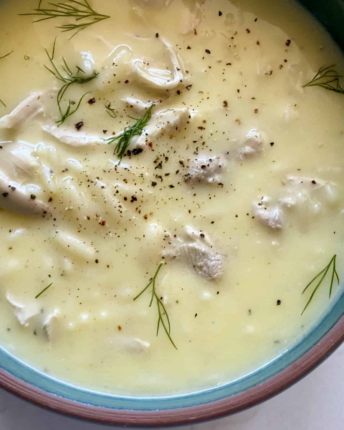 Avgolemono Soup - Hungry Happens