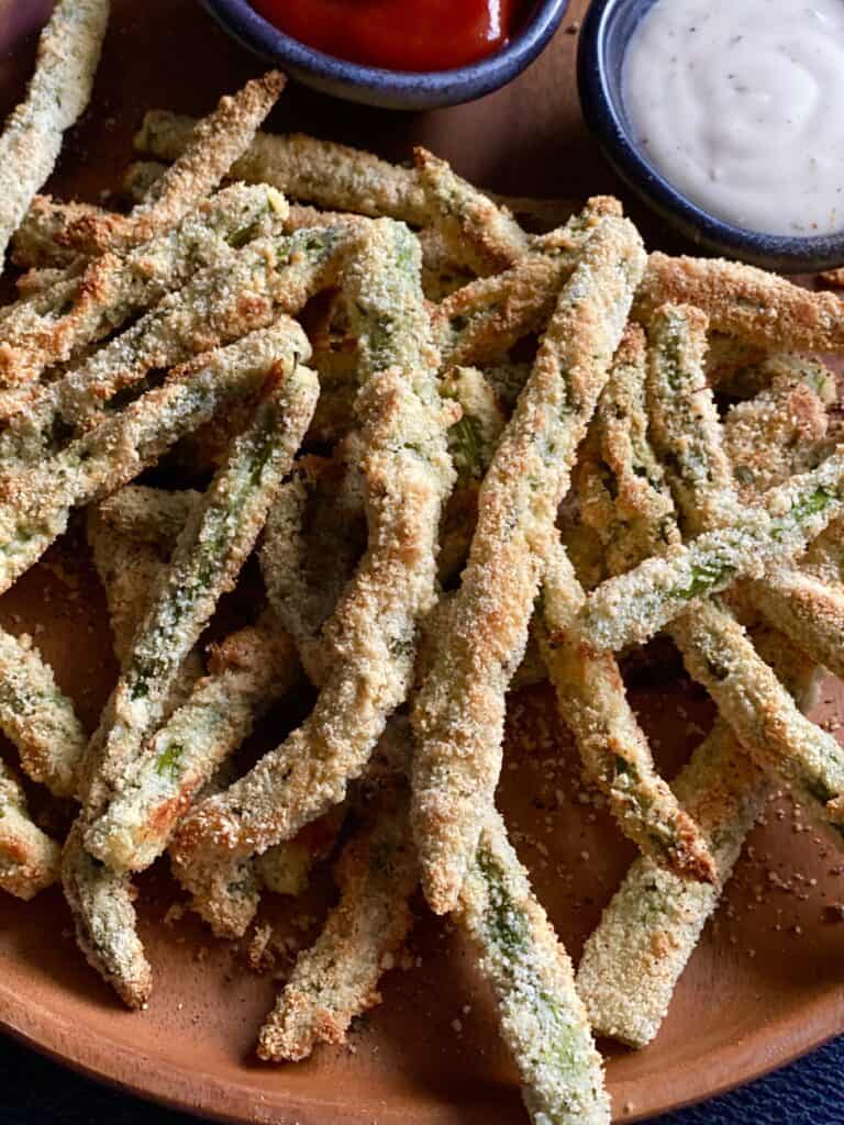 Baked Asparagus Fries - Hungry Happens