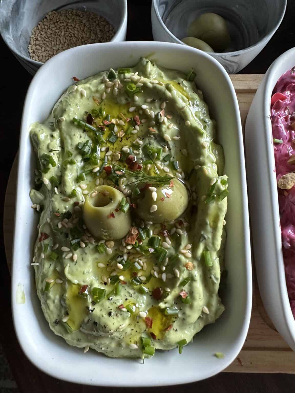 3 Greek Style Restaurant Dips - Hungry Happens