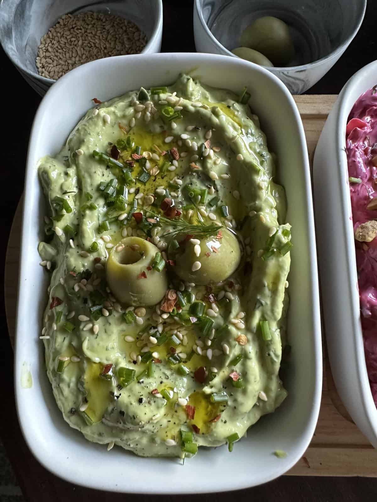 3 Greek Style Restaurant Dips - Hungry Happens