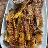 Crispy Parmesan Broccoli Sticks - Hungry Happens