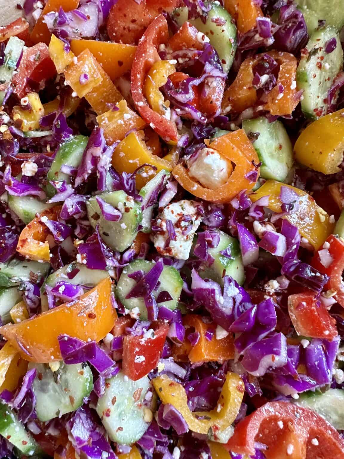 Easy Spicy Crunch Salad - Hungry Happens
