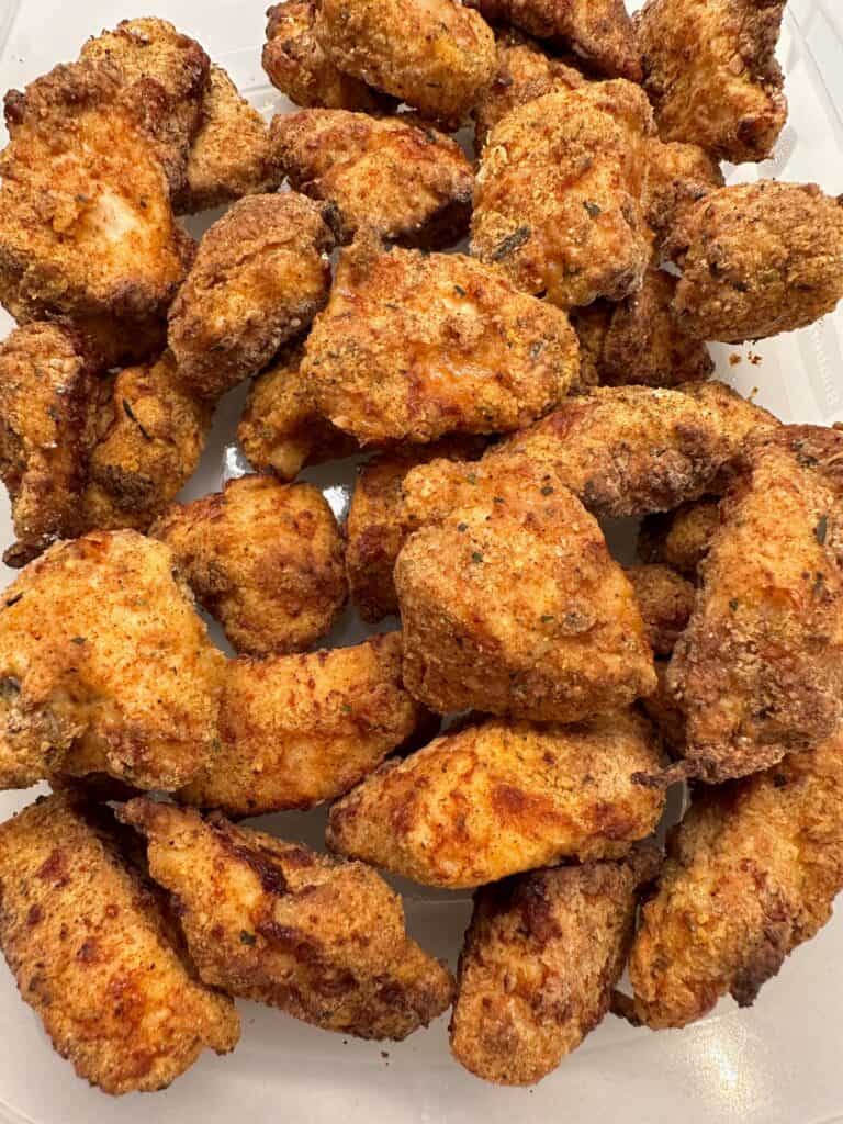 Healthy Popcorn Chicken - Hungry Happens