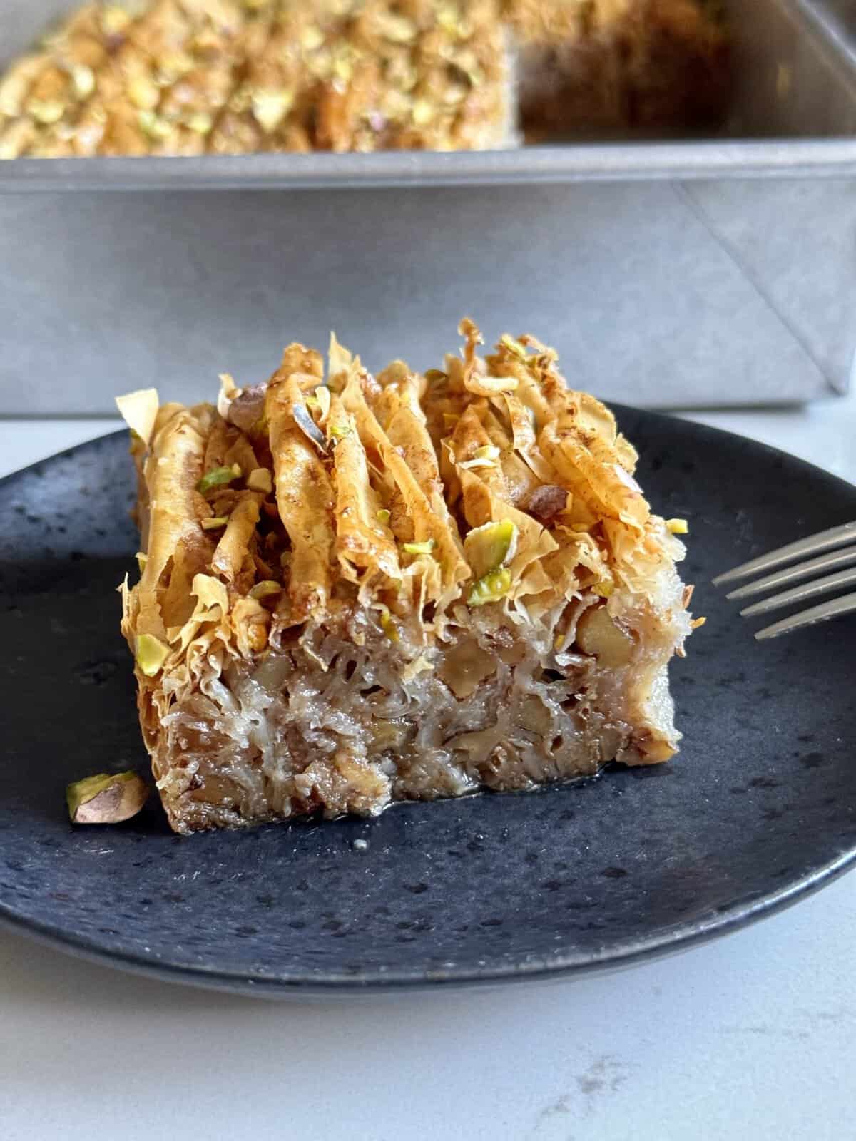 Crinkle Baklava Cake Recipe - Hungry Happens