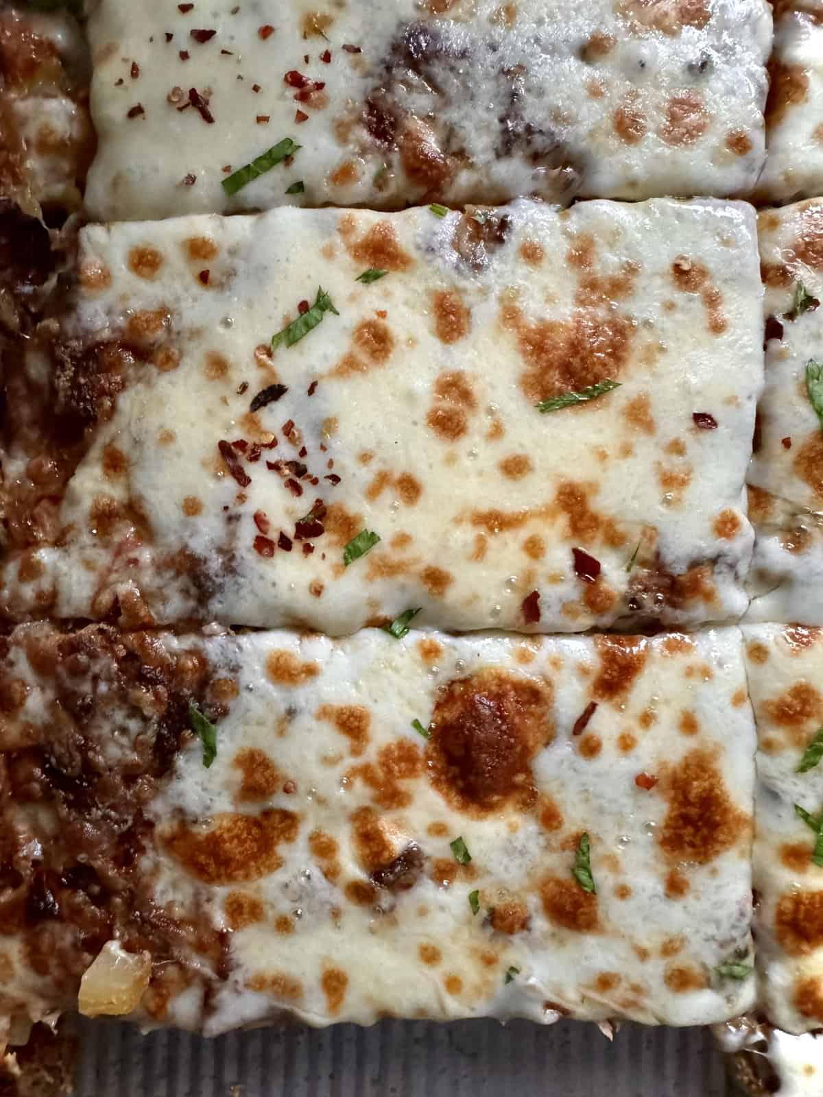 Low Carb Meat and Veggie Crust Pizza - Hungry Happens