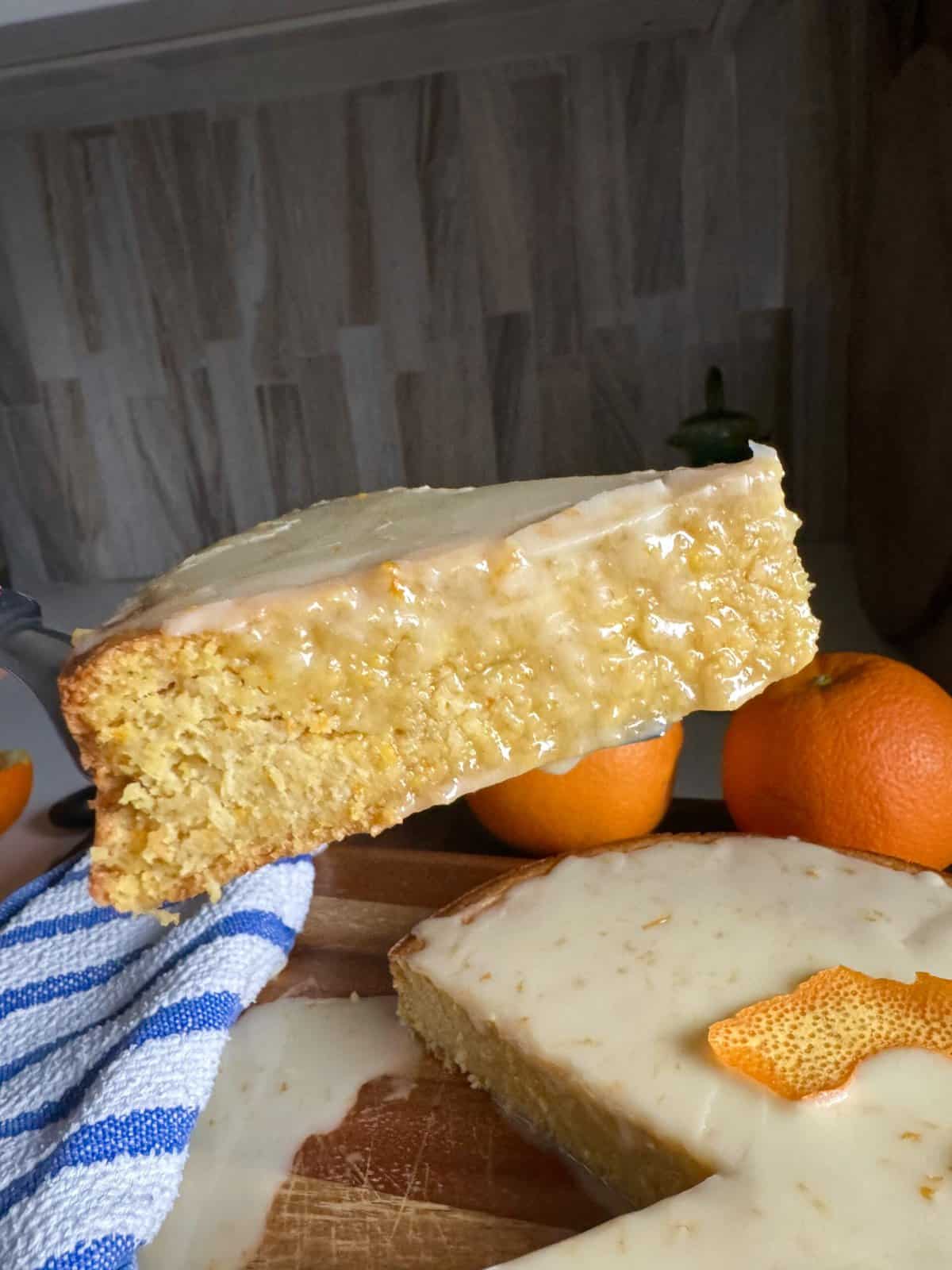 Healthy Whole Orange Blender Cake - Hungry Happens