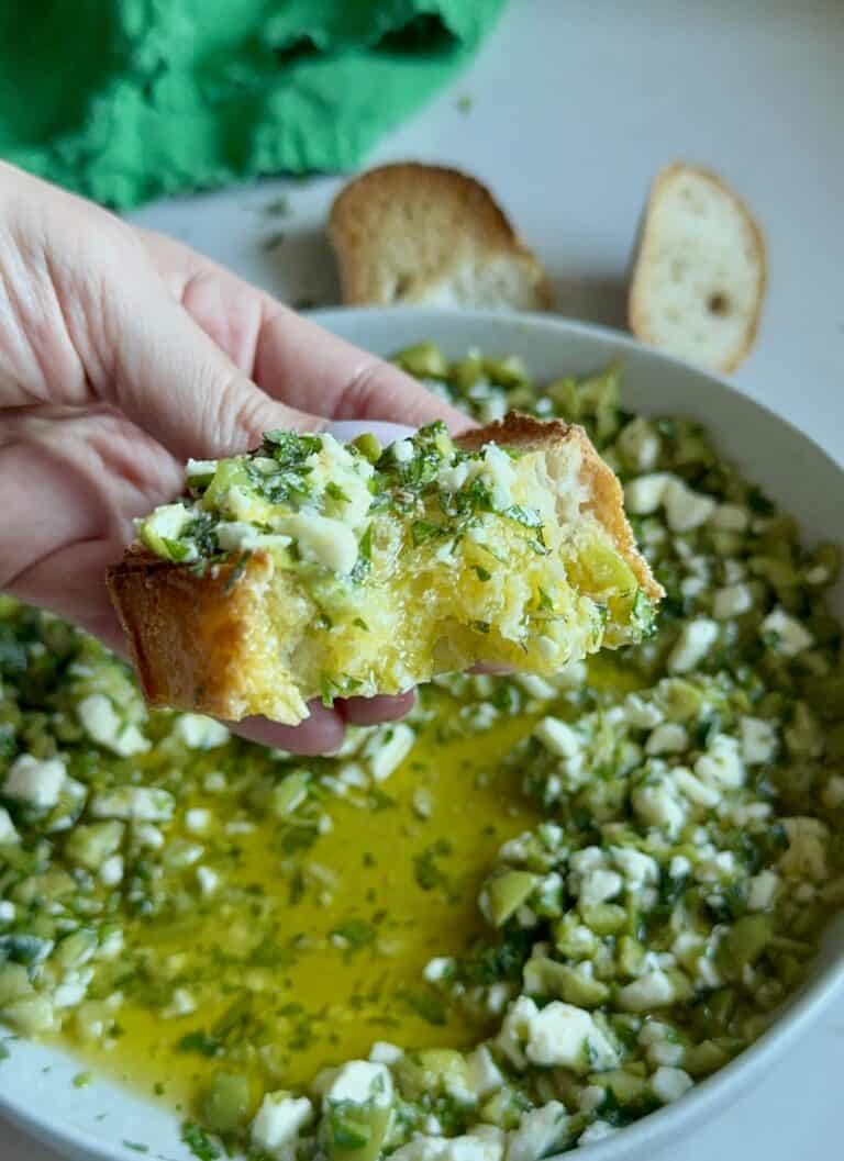 Easy Greek Olive Tapenade - Hungry Happens
