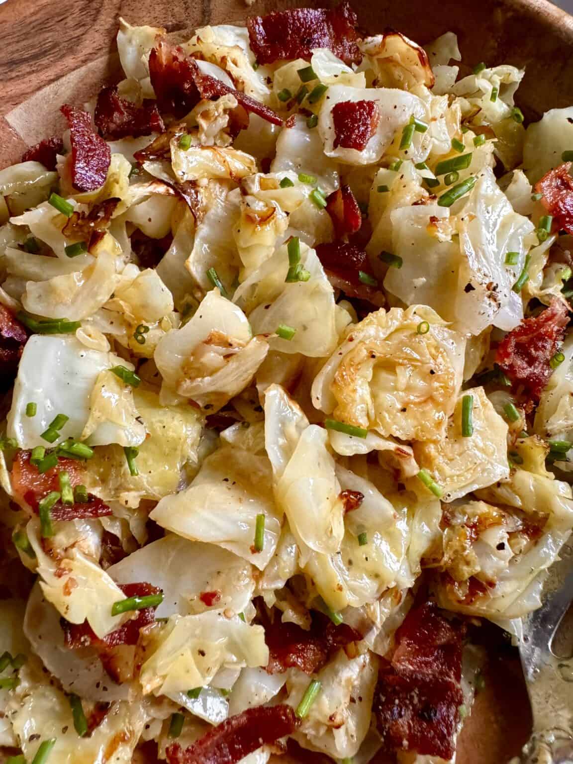 Easy Roasted Cabbage Salad - Hungry Happens