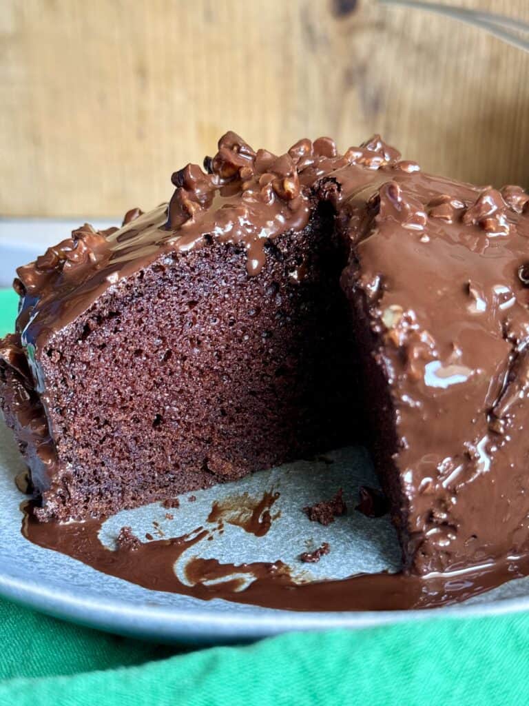 Healthy Blender Chocolate Cake - Hungry Happens