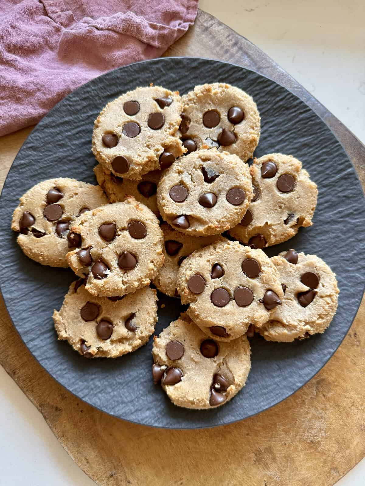 Easy Cottage Cheese Chocolate Chip Cookies - Hungry Happens