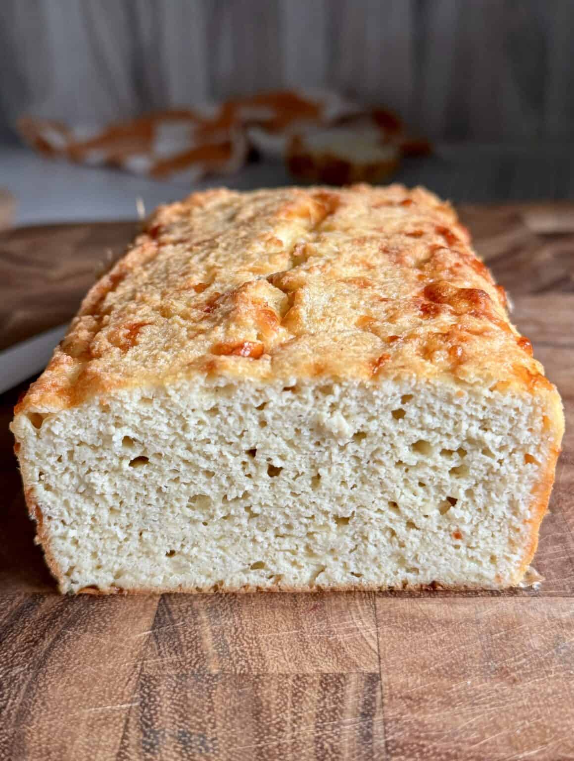 5 Ingredient Chicken Loaf Bread (High Protein + Low Carb) - Hungry Happens