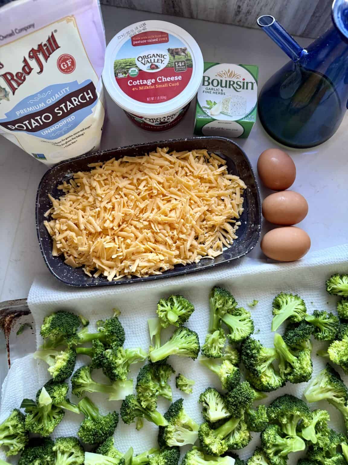 Easy Cheddar Cheese Broccoli Bake - Hungry Happens