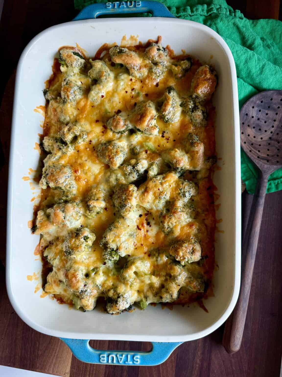 Easy Cheddar Cheese Broccoli Bake - Hungry Happens