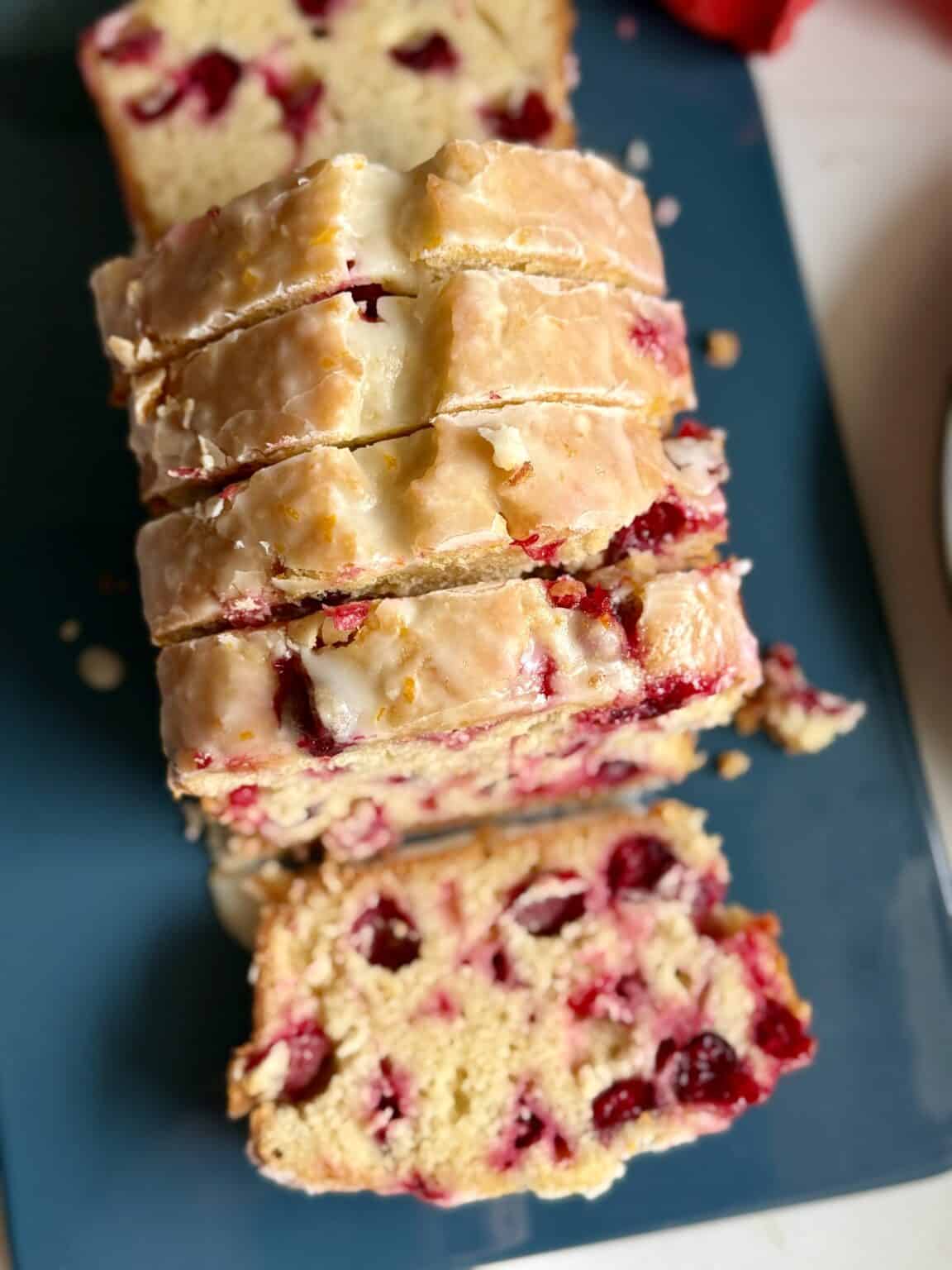 Easy Cranberry Orange Loaf - Hungry Happens