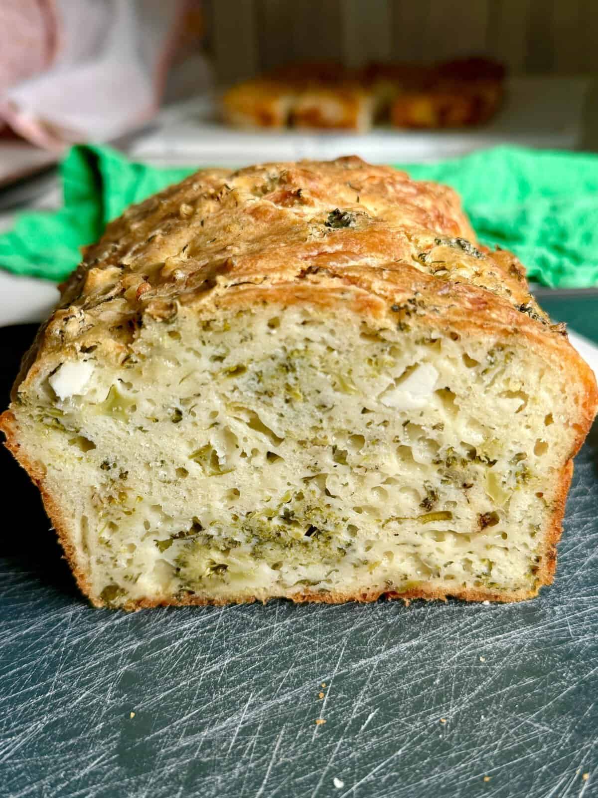 Easy Broccoli and Feta Loaf - Hungry Happens