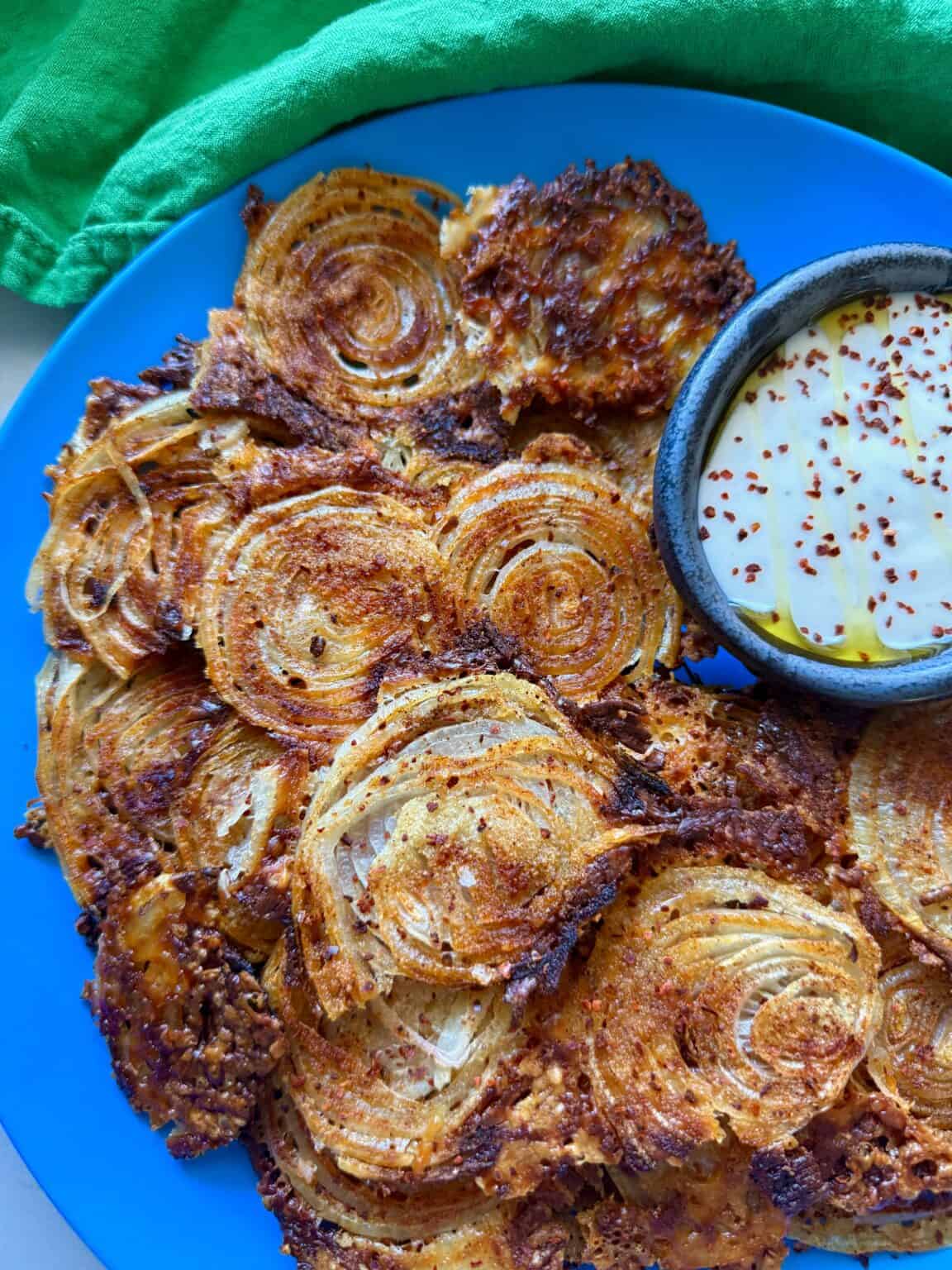 2 Ingredient Onion Ring Chips (Low Carb) - Hungry Happens