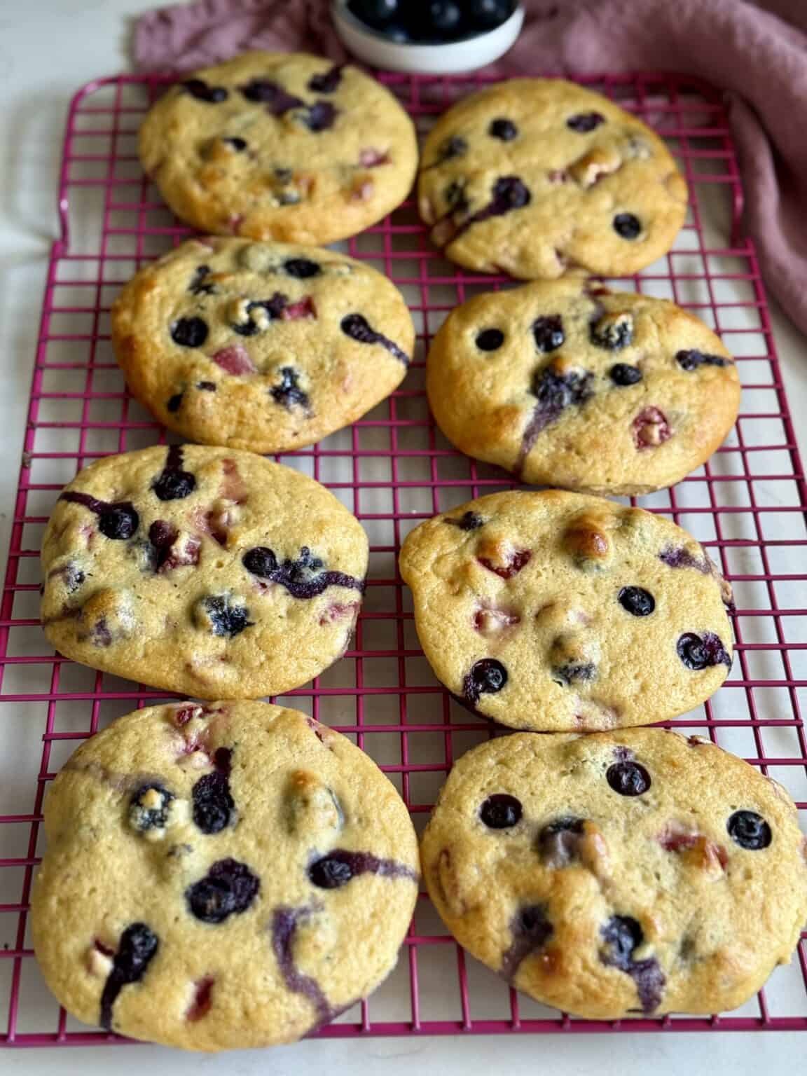 Healthy Blueberry Breakfast Biscuits - Hungry Happens