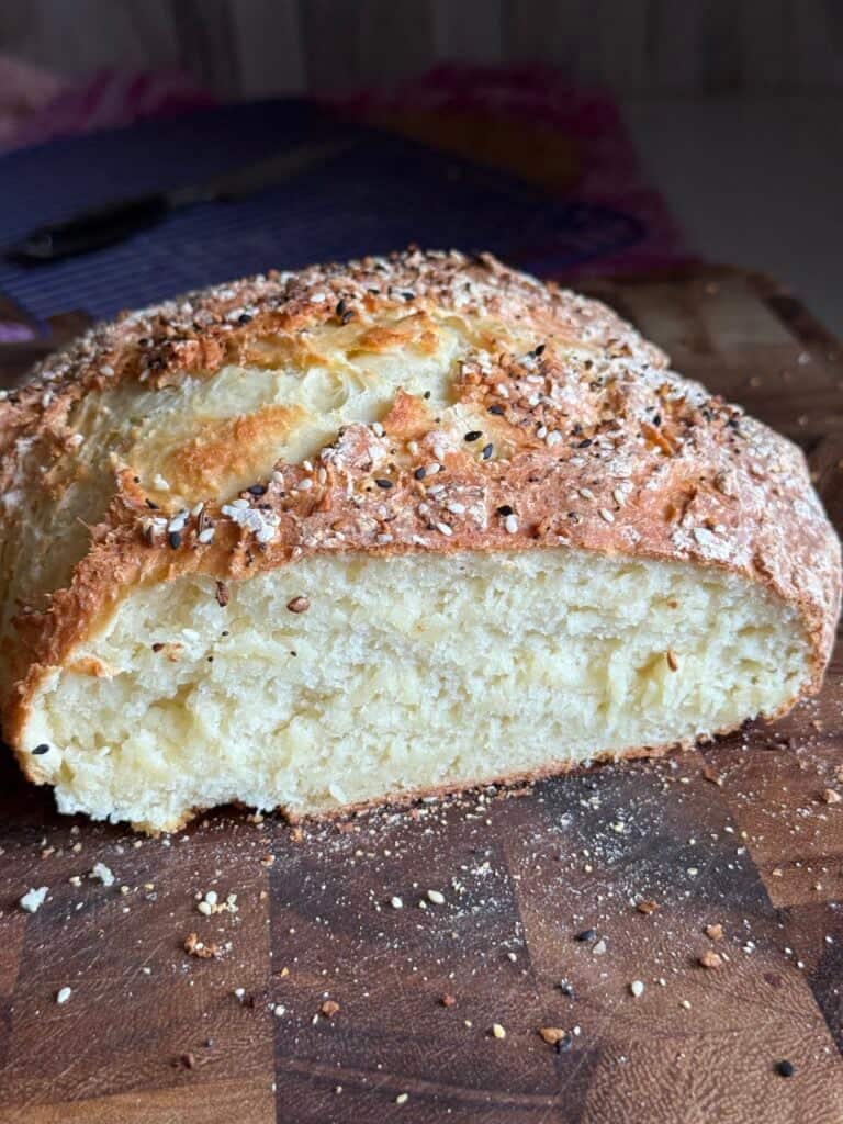 2 Ingredient Artisan Yogurt Bread - Hungry Happens