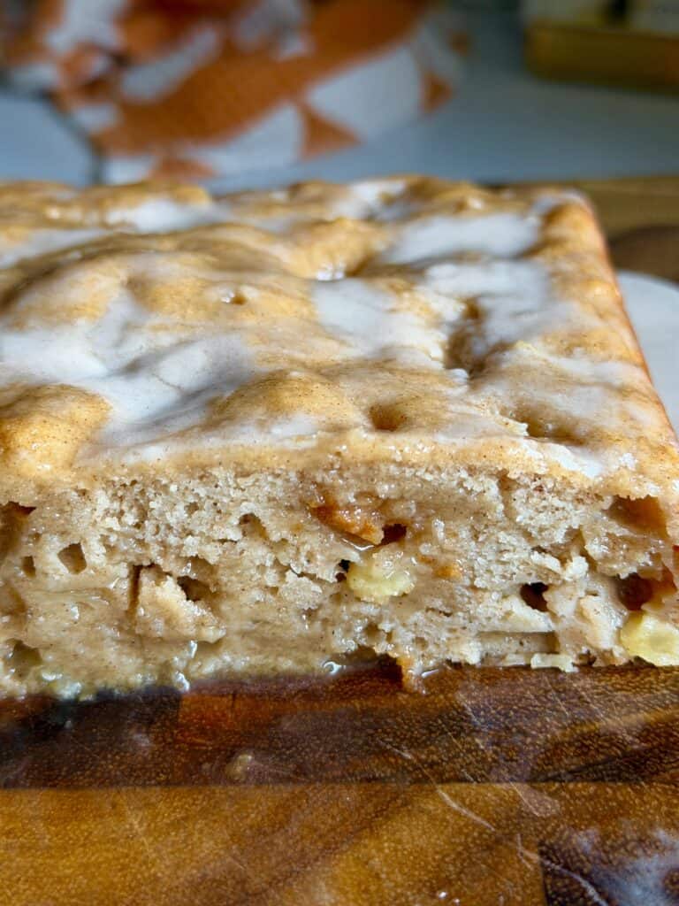Moist Apple Cake with Cinnamon Icing - Hungry Happens