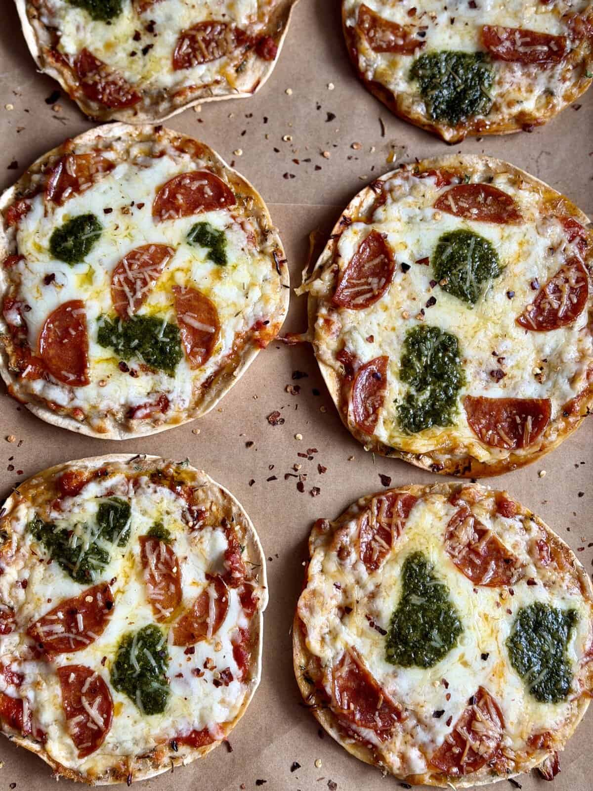 Sheet Pan Chicken Pizza Smashed Tacos (High Protein) - Hungry Happens